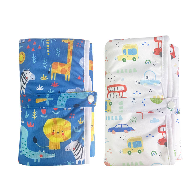 Premium Portable Change Mat with Carry Pouch - Zoo Animals – Bub2Kids