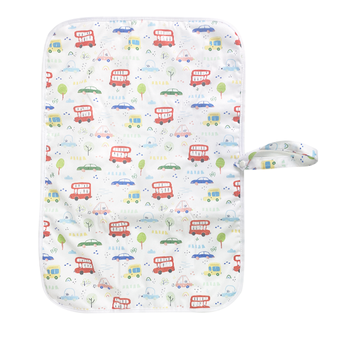 Premium Portable Change Mat with Carry Pouch - Vroom Vroom! – Bub2Kids